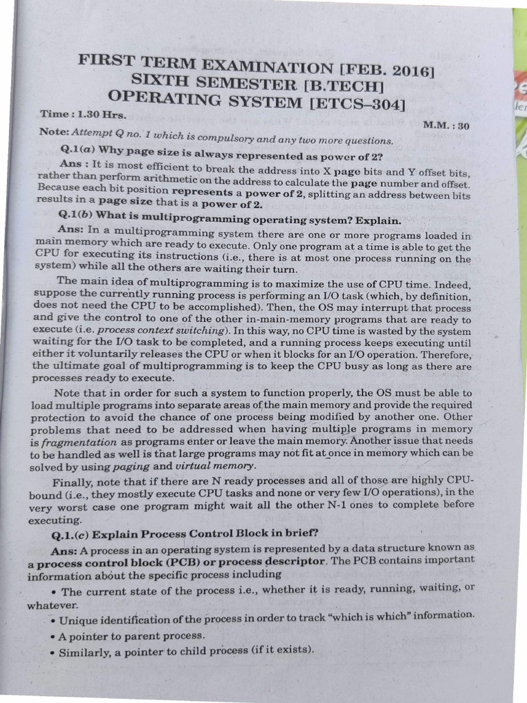 OS - Operating System Akash | PDF | Computer File | Central Processing Unit