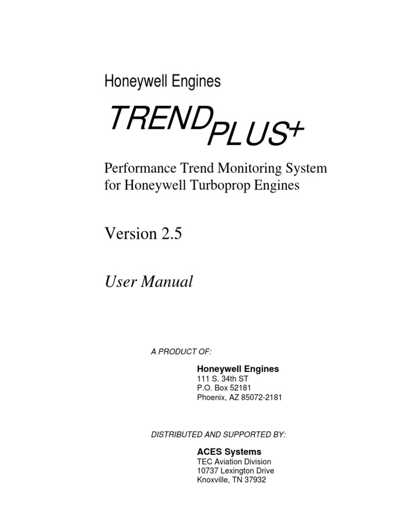 Trend Plus Users Manual | PDF | Menu (Computing) | Button (Computing)