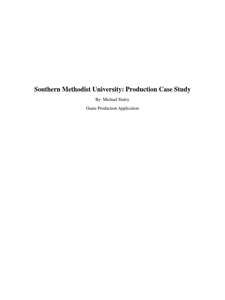 Smu Case Study | PDF | Experience