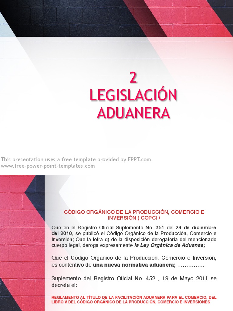 Segunda Parte Comex PPT Legislacion Aduanera | PDF | aduana | Comercio