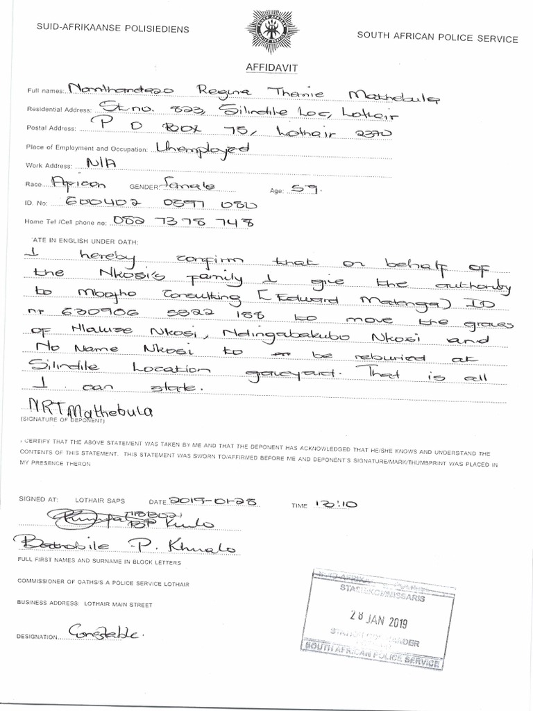 9 Police Affidavits | PDF