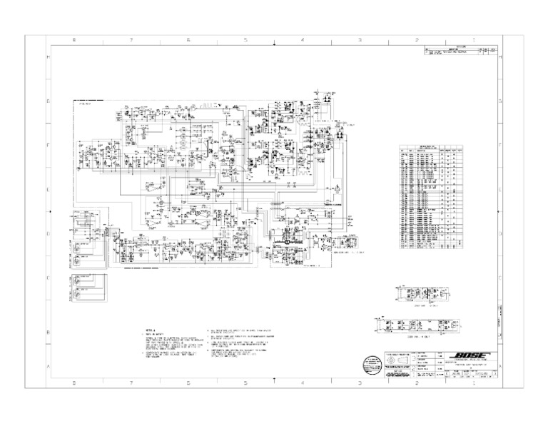 Bose Acoustimass Pro Schematics | PDF
