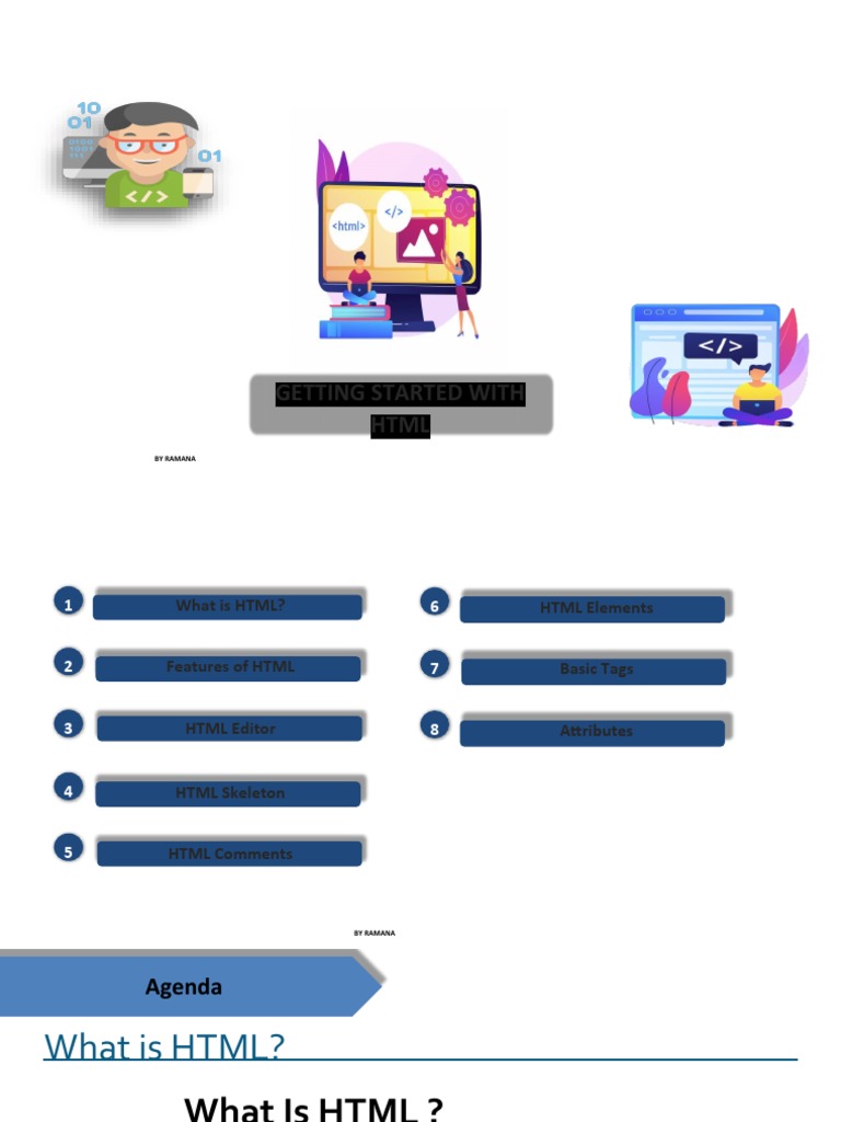 Html By Ramana Pdf Html Html Element