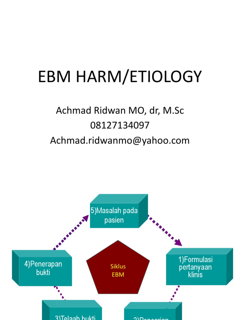 Ebm Harm-Etiology | PDF | Health Sciences | Medicine