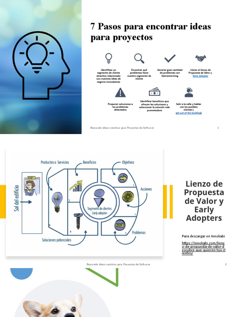 Early Adopter - Plantilla y Ejemplo | Descargar gratis PDF | Mascota