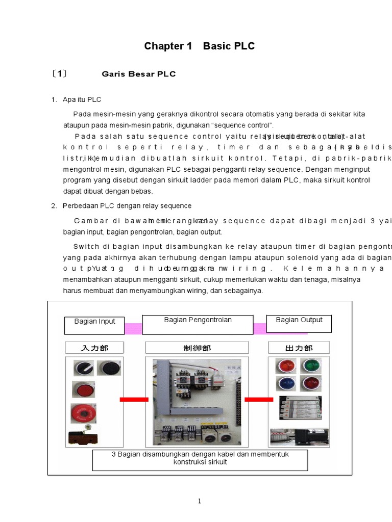 01 - Textbook - PLC Basic - Capter 1 PLC Basic (P1 P60) | PDF | Sains & Matematika
