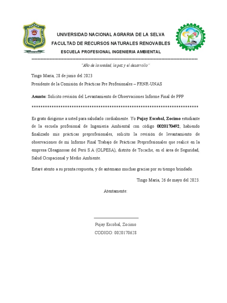 Solicitud de Revision PPP | PDF