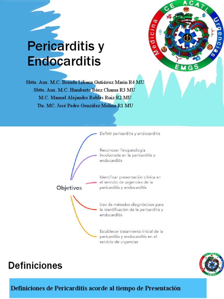 Pericarditis y Endocarditis | PDF | Especialidades Medicas ...