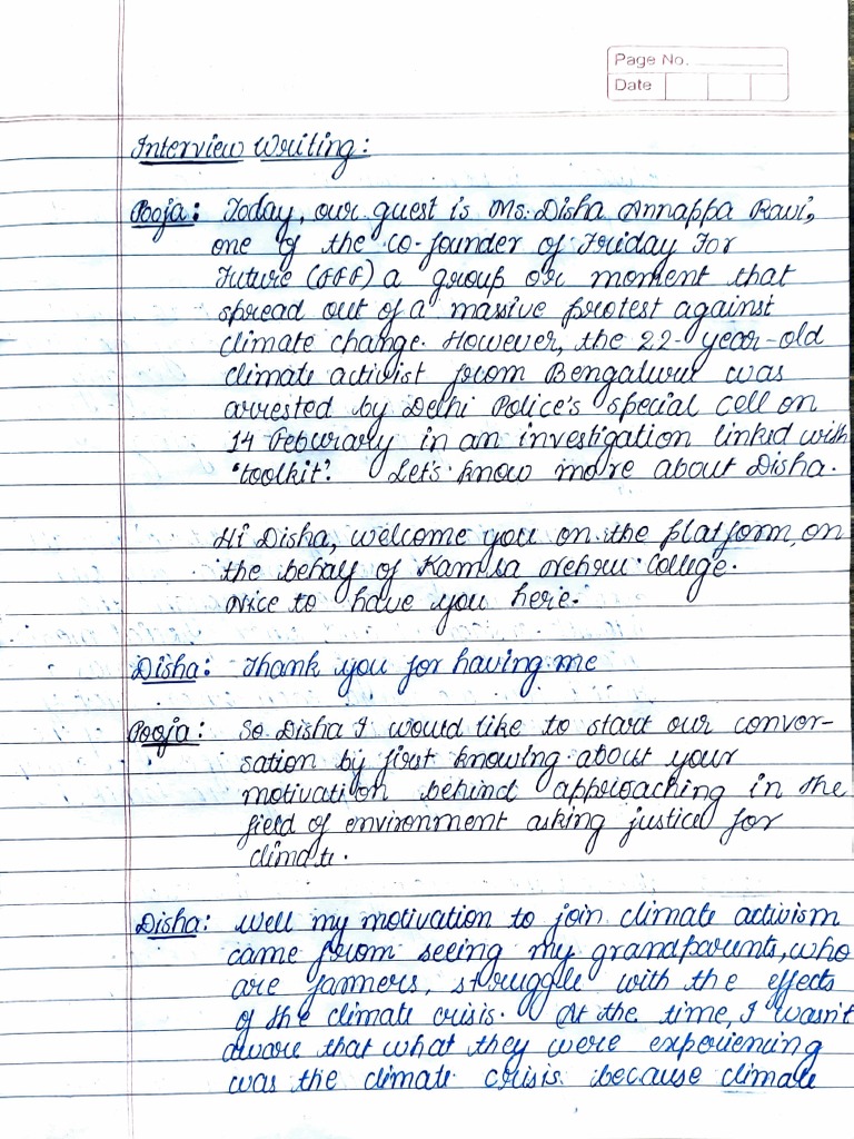Interview writing | PDF