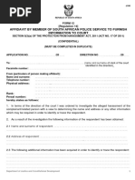 Ucpr Form 40 v6 | PDF | Affidavit | Identity Document