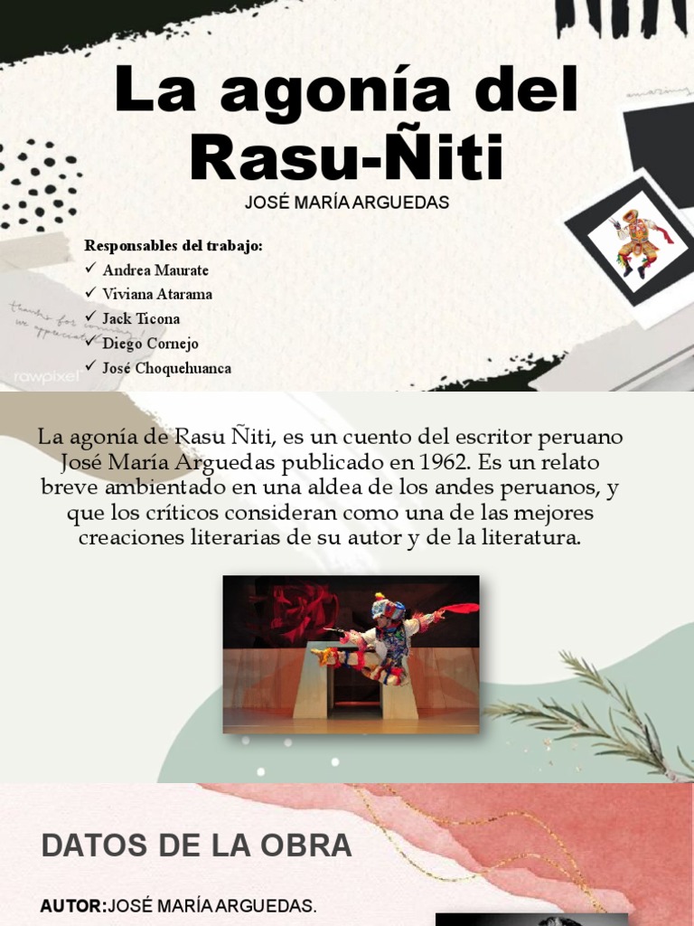 La Agonía Del Rasu-Ñiti Grupo | PDF