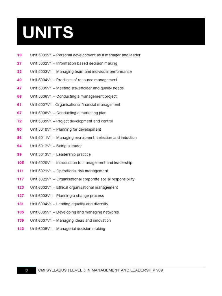L5-Manaement-and-Leadership-Syllabus | PDF
