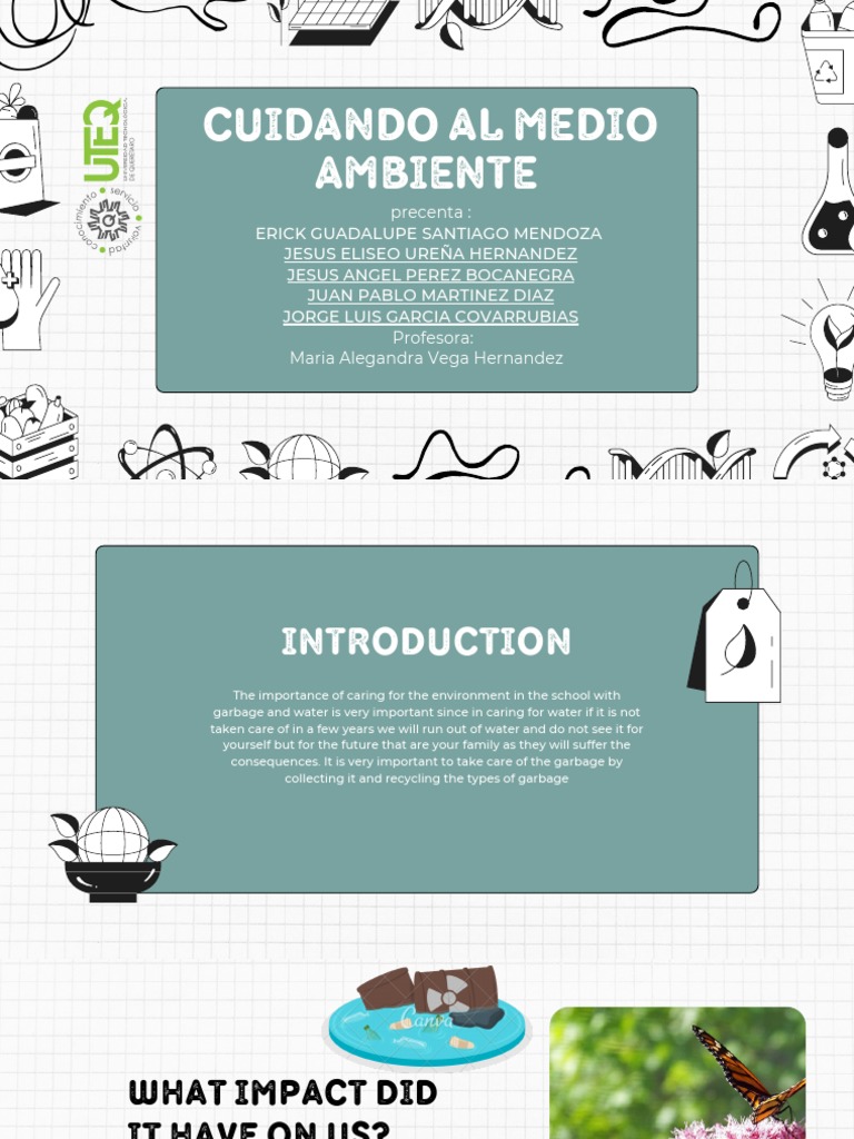 Green Illustrated Environmental Sustainability Presentation | PDF