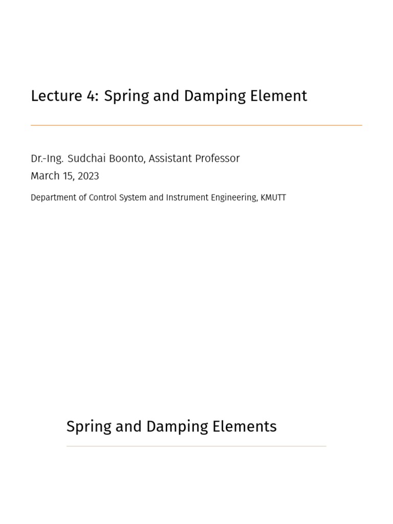 Lecture4 2017 | PDF | Force | Elasticity (Physics)