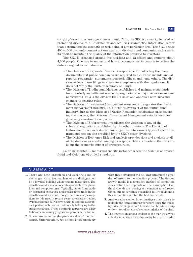 Stock Market Extra Q | PDF | Stocks | U.S. Securities And Exchange Commission