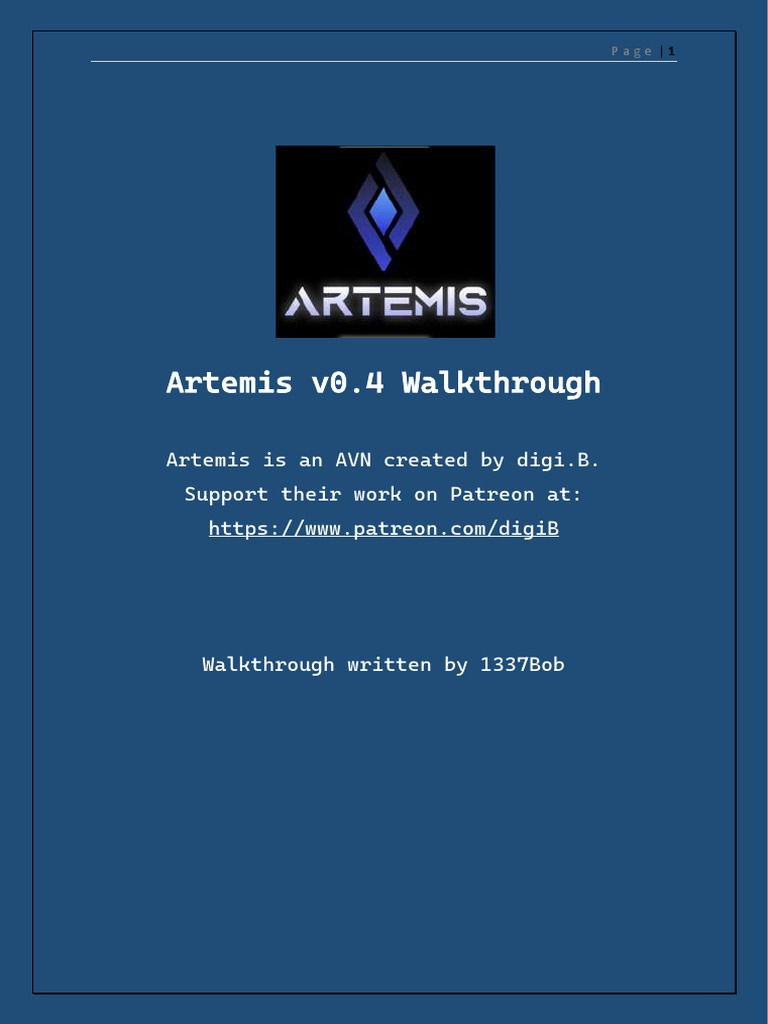 Artemis 0.4 Walkthrough | PDF