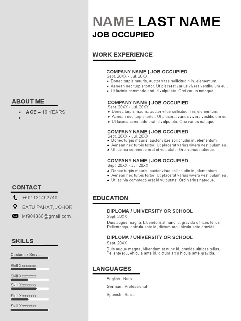 73 Curriculum Vitae Finance | PDF