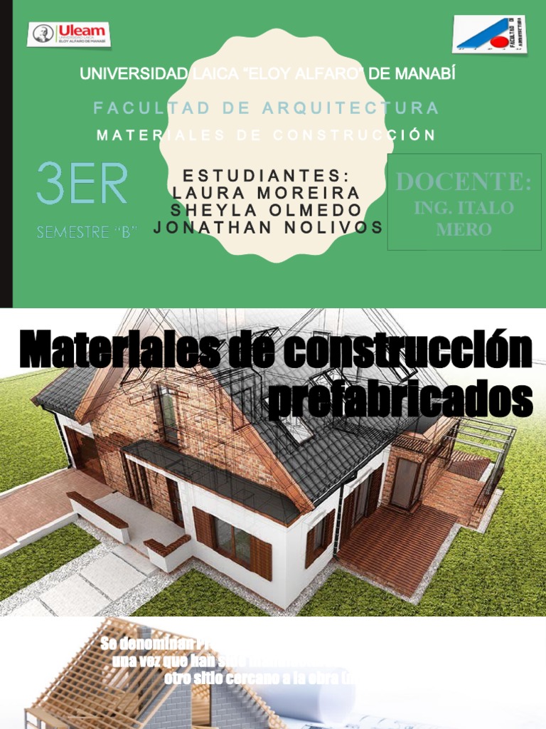 materiales prefabricados | PDF