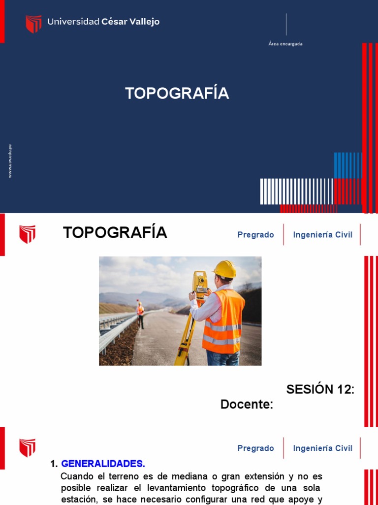Material Complementario Sesión 12 | Descargar gratis PDF | Topografía | Azimut