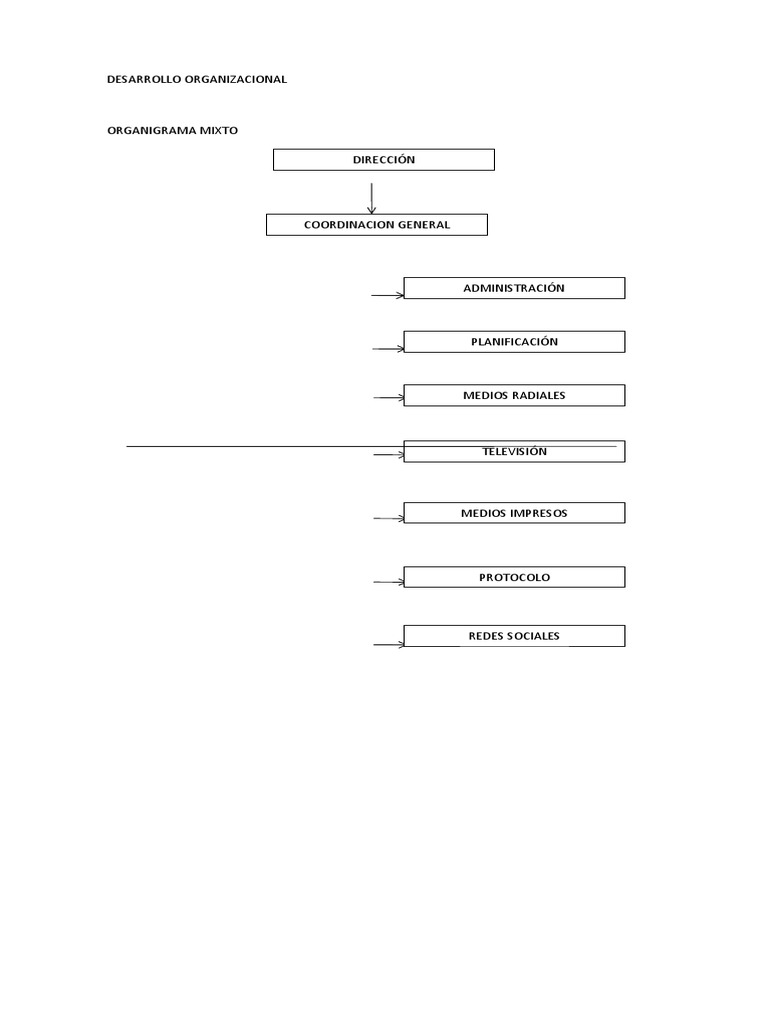 ORGANIGRAMA MIXTO 1 | PDF