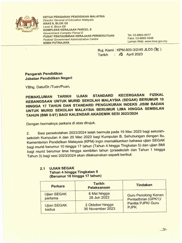 Ujian Segak | PDF