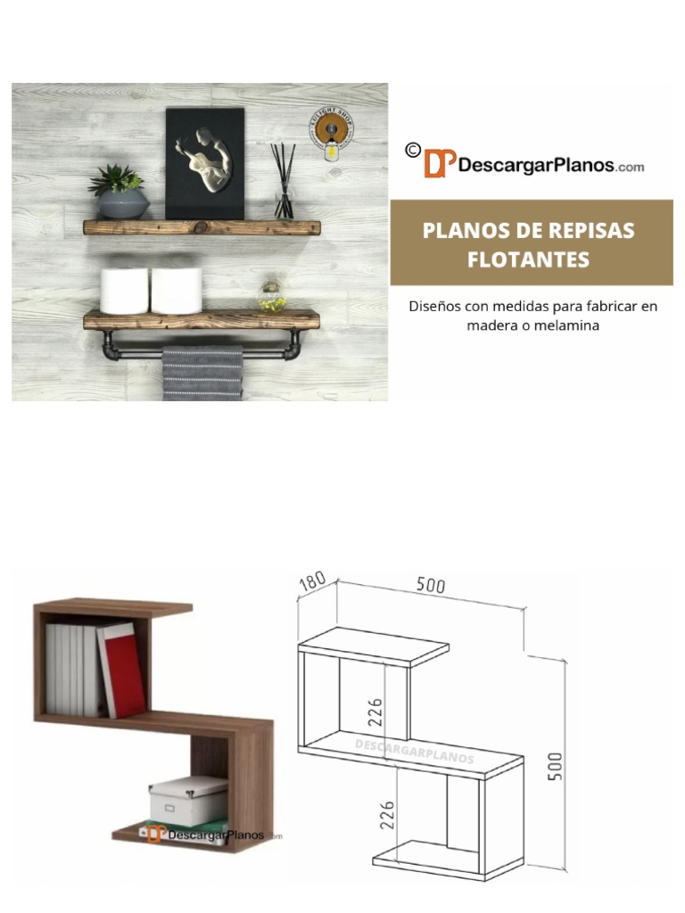 Planos De Construcción De Repisas Diseños De Repisas Modernas Para