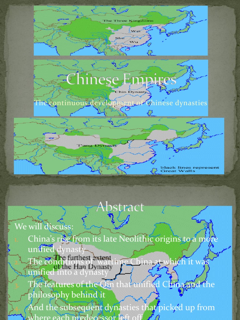 The Continuous Development of Chinese Dynasties | PDF | History