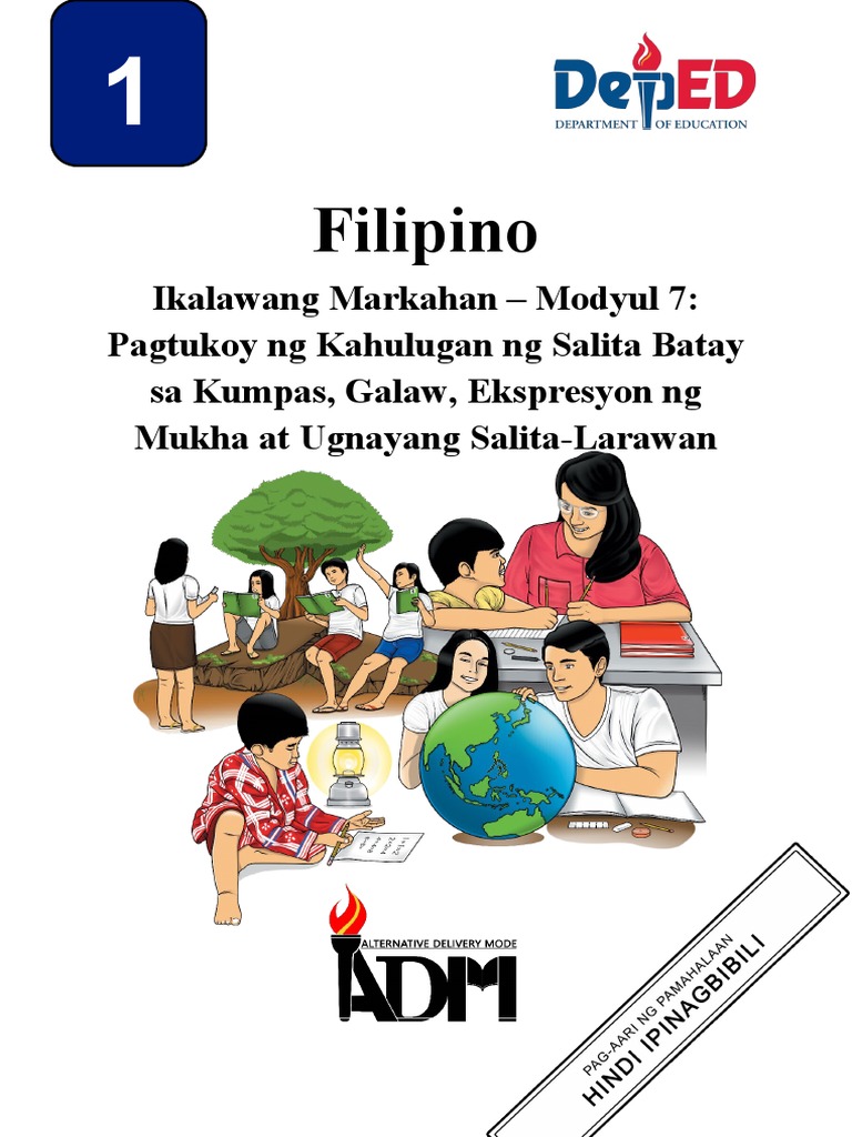 FIL 1 Q2 M7 Pagtukoy Ng Kahulugan Ng Salita Batay Sa Kumpas Galaw ...