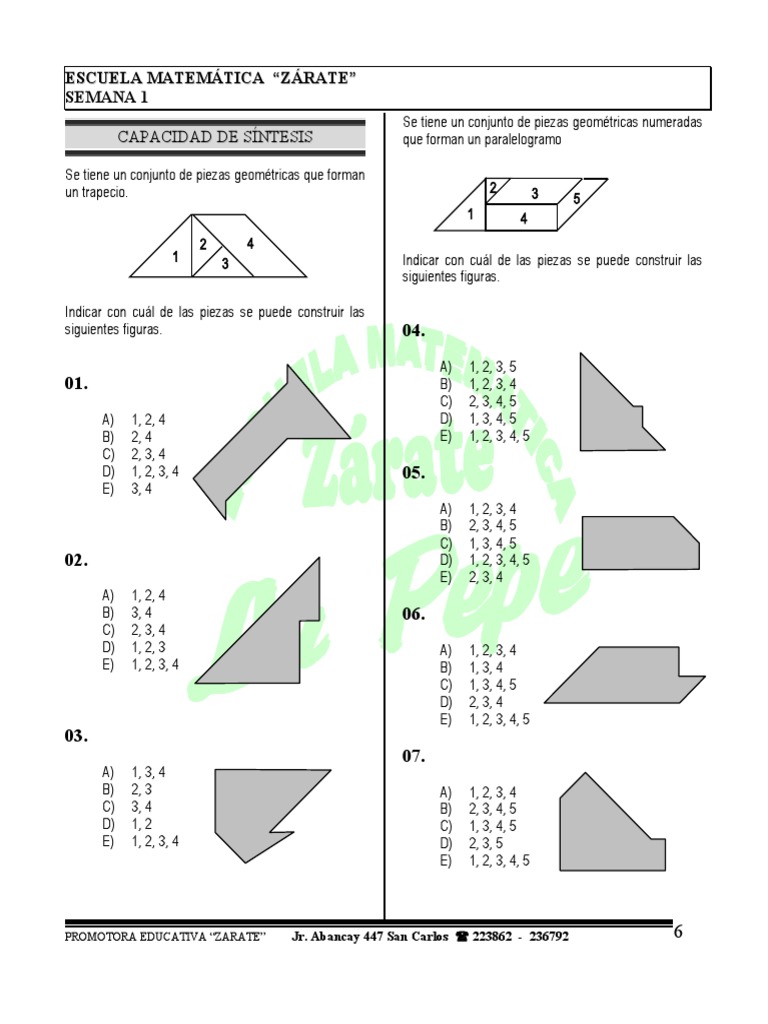 Clase 2 - Raz. Mat. | PDF