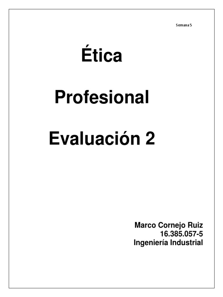 Ev 2 Etica Profecional | PDF | Bioética | Enfermería