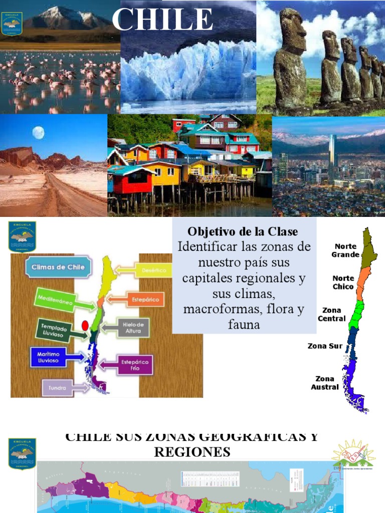 Zonas Geográficas de Chile | PDF | Antártida | Chile