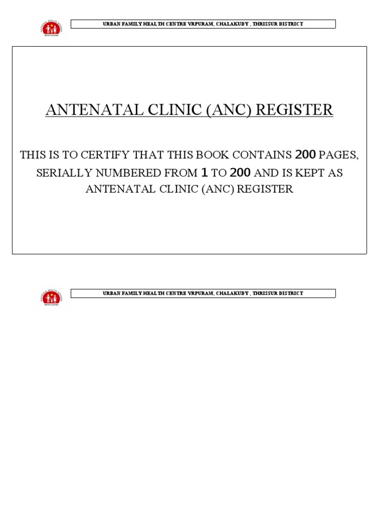 Anc Register A4 200page | PDF