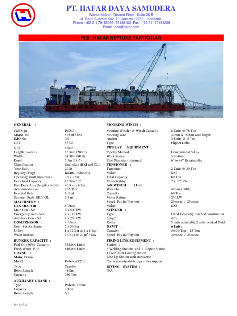 SPECT PLB HN Up Date 25 07 13 | PDF | Crane (Machine) | Equipment