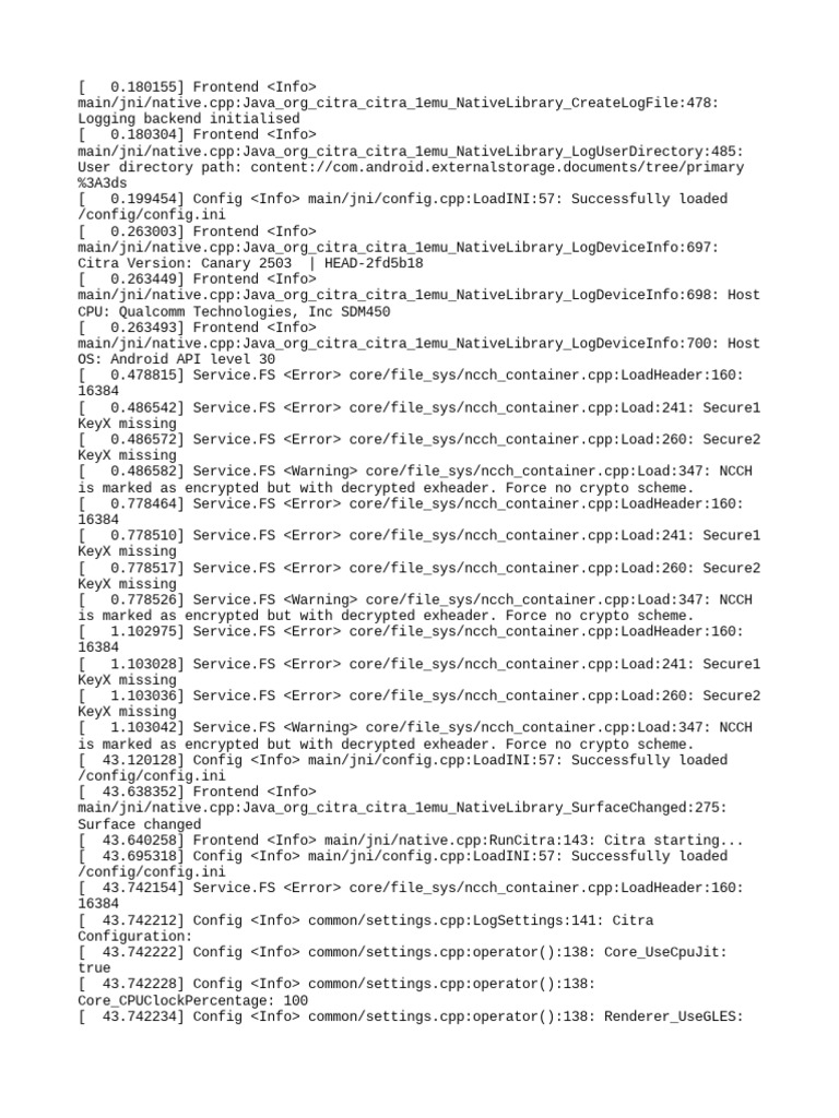 Citra Log - Txt.old | PDF | Software Engineering | Computer Science
