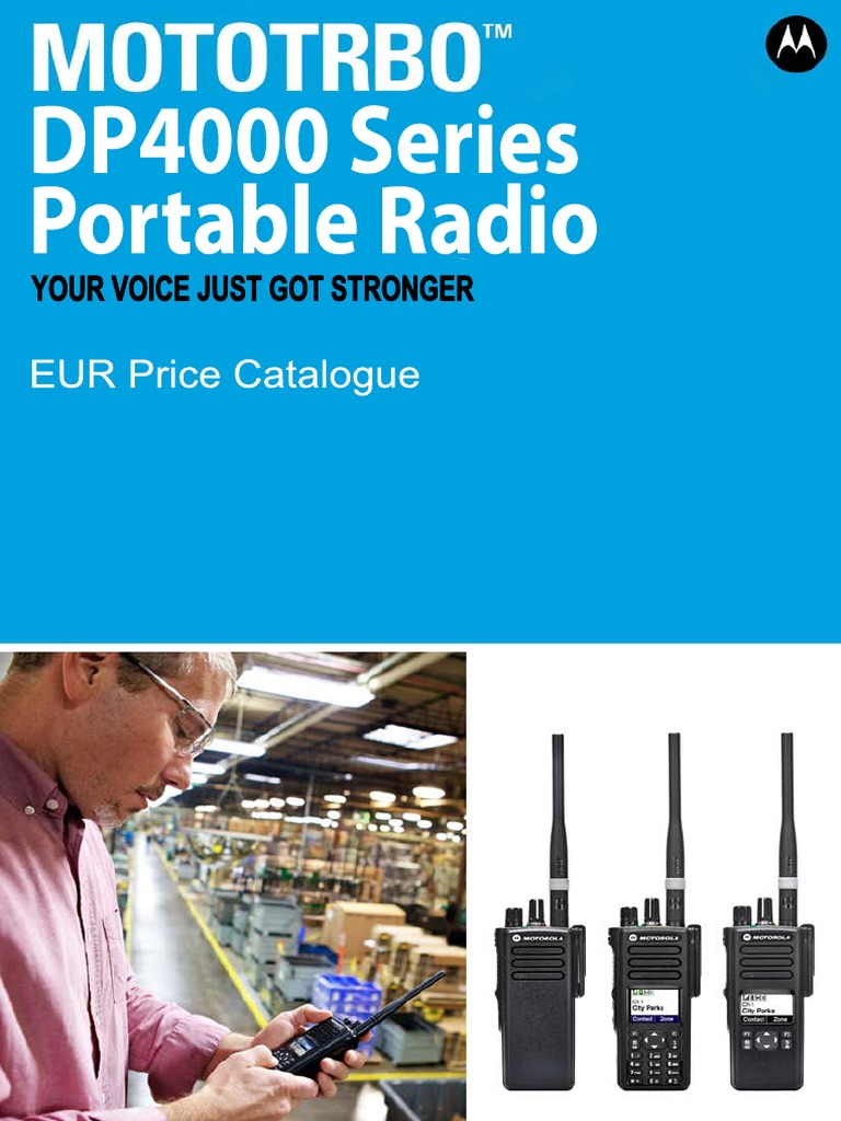 DP4000 Series Radio Pricing Guide | PDF | Computing | Service Industries