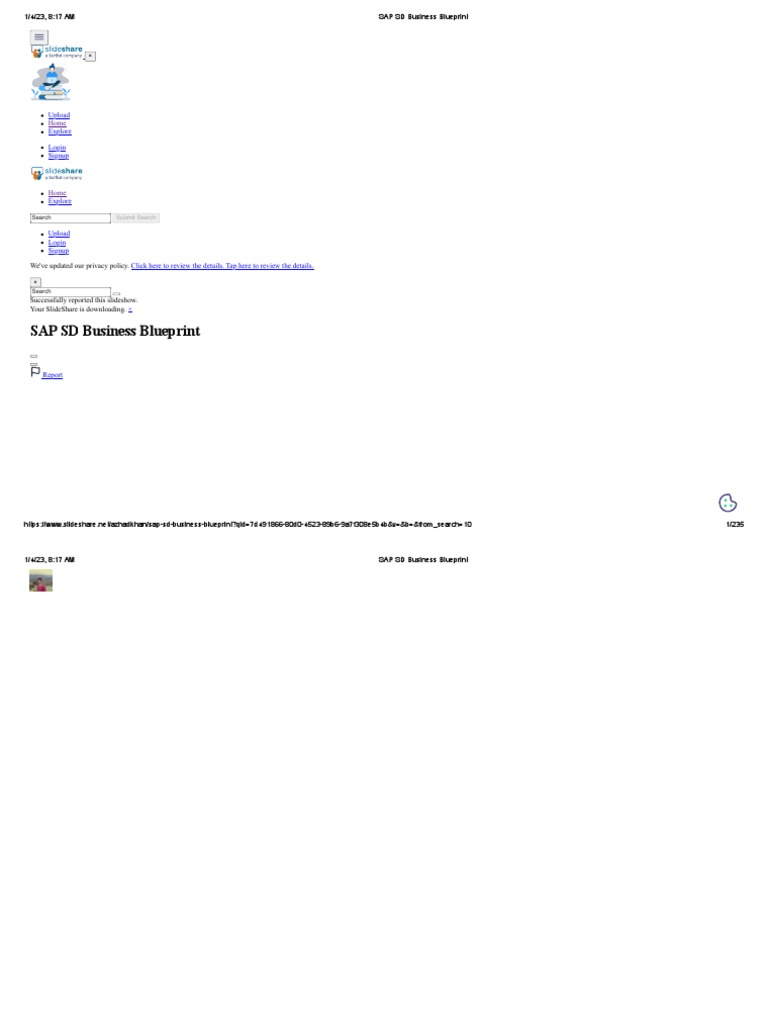 SAP SD Business Blueprint | PDF | Computing | Information Technology ...
