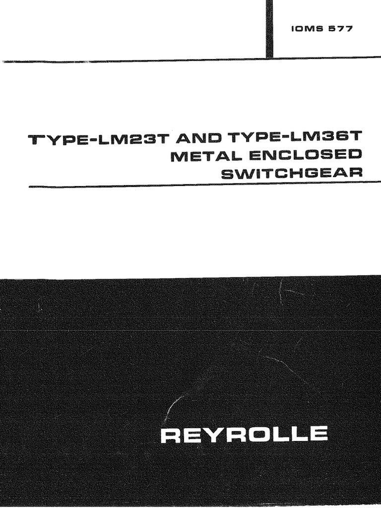 Reyrolle LMT IOMS 577 | PDF
