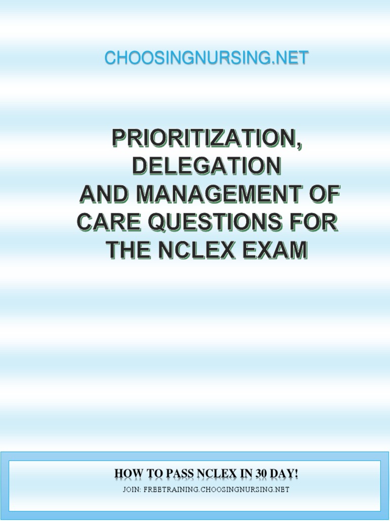 Nclex Question and Rationale - Week 2 | PDF | National Council ...