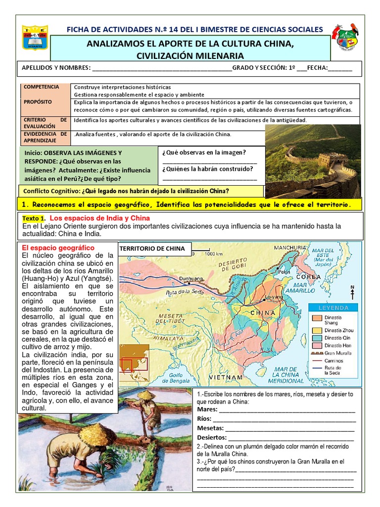 Aportes culturales de la antigua China | PDF | imperio Romano | China