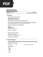 Methyldiethanolamine (Mdea) | PDF | Toxicity | Dangerous Goods