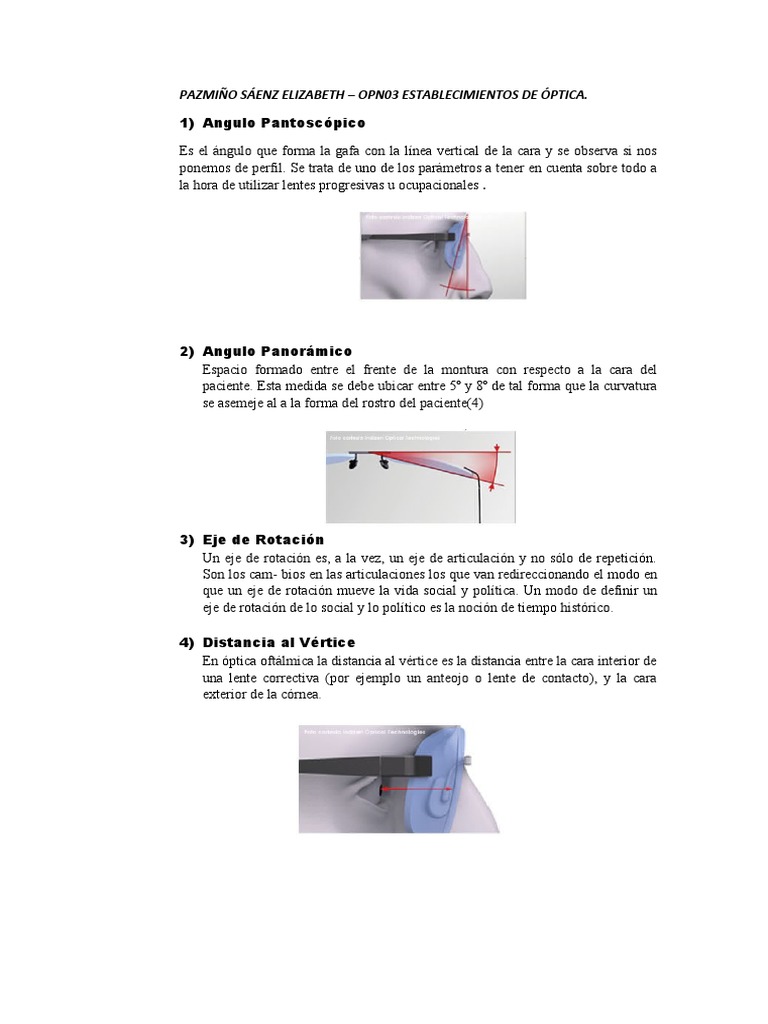 Angulo Pantoscópico | PDF