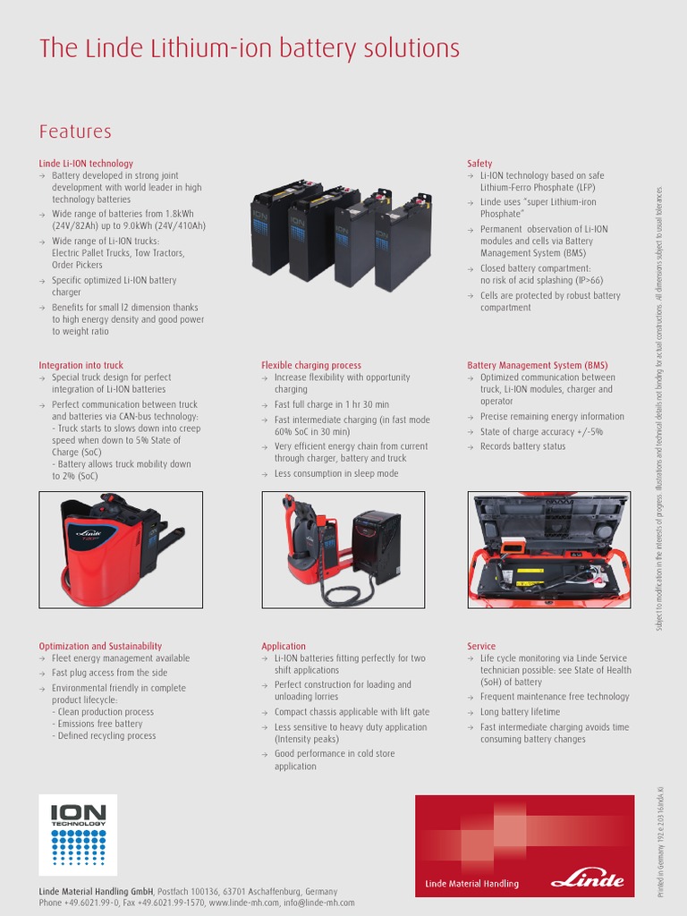 the-linde-lithium-ion-battery-solutions | PDF | Lithium Ion Battery ...