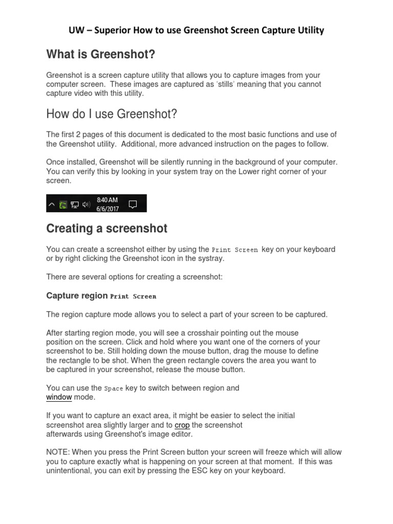 Greenshot-User-Guide 20200407110452 58378 | PDF | Screenshot | Graphical User Interfaces