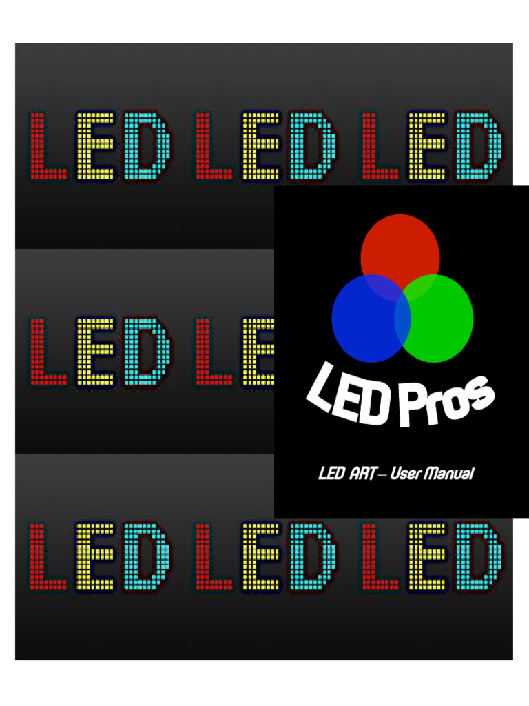 LED Pros LED Art User Manual | PDF | Computer File | Password
