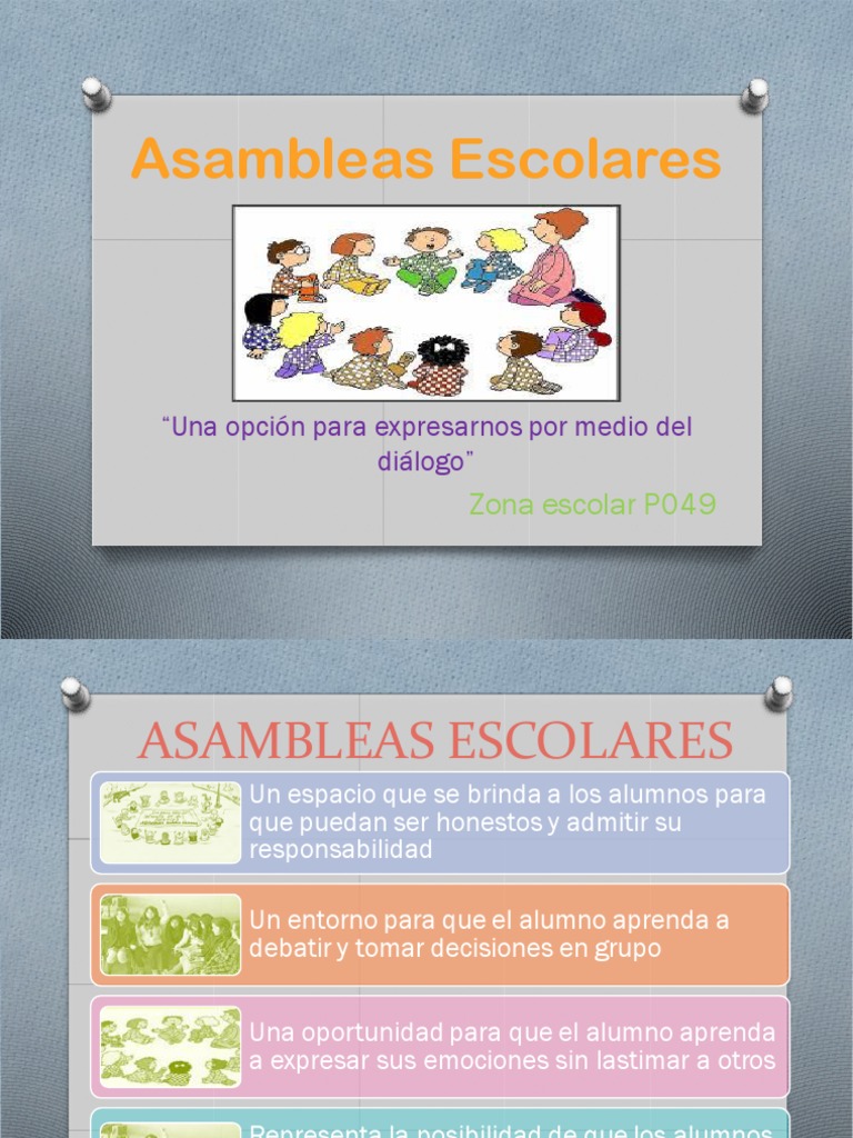 Asambleas Escolares | PDF