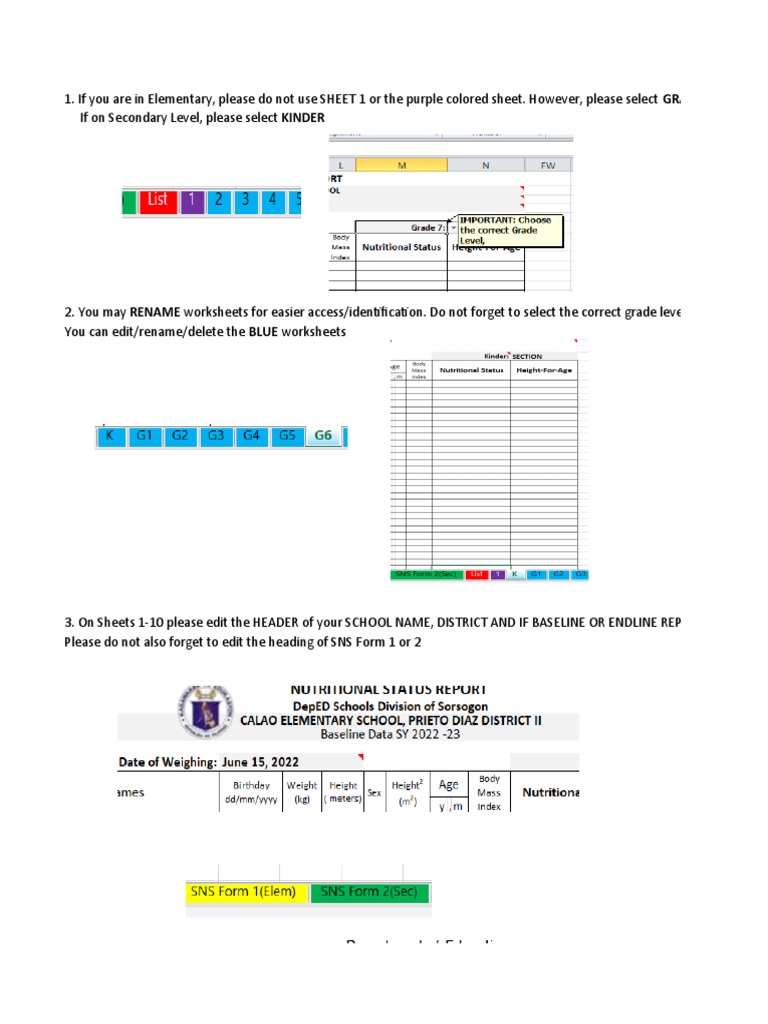 Baseline Nut. Stat Sy 2022-2023 | PDF | Computing
