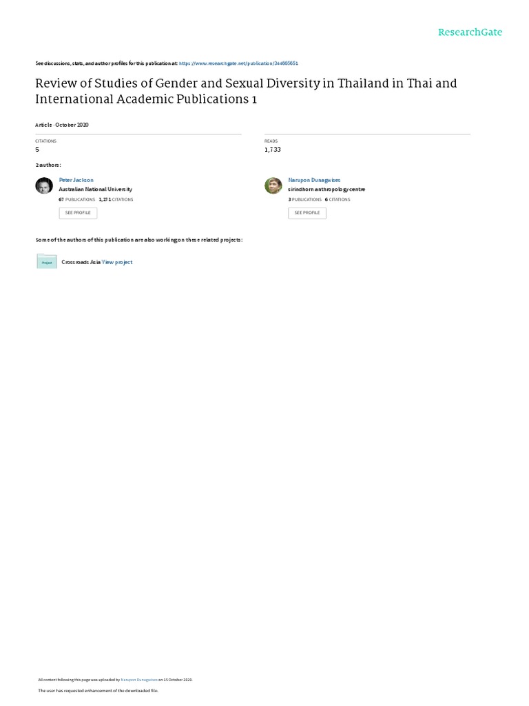 Review Gender Sexuality Studies 21 Aug 2017 | PDF | LGBTQIA+ Studies ...