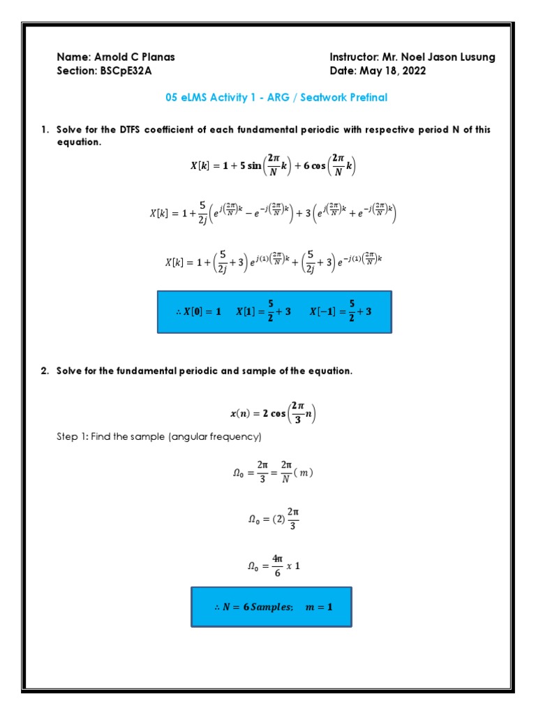 05_eLMS_Activity_1_-_Seatwork_Prefinal_Arnold_C_Planas_DSP | PDF ...