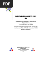 DOLE Order 16: OSH Training Standards | PDF | Occupational Safety And ...