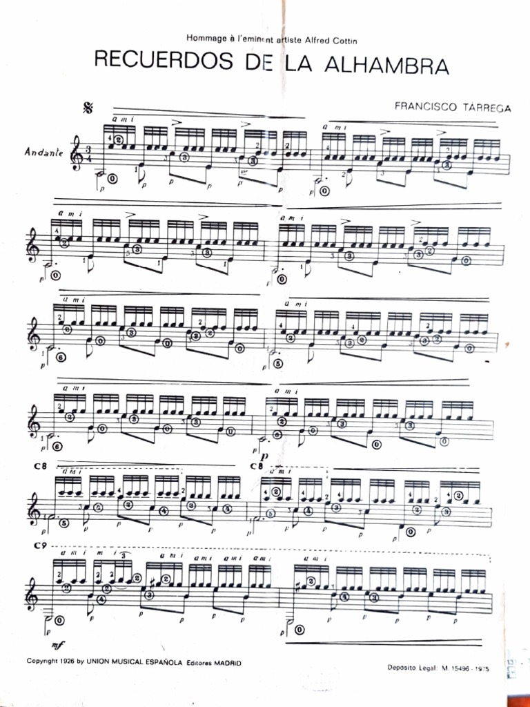 Recuerdos de La Alhambra | PDF